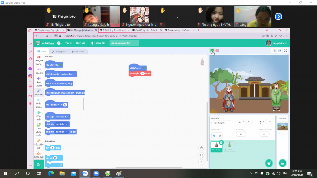 TẬP HUẤN SÁNG TẠO CODEKITTEN TỈNH YÊN BÁI - CodeKitten